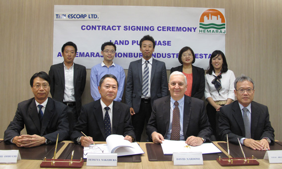 Thai Escorp Secures Land in Hemaraj CIE | WHA Industrial Development
